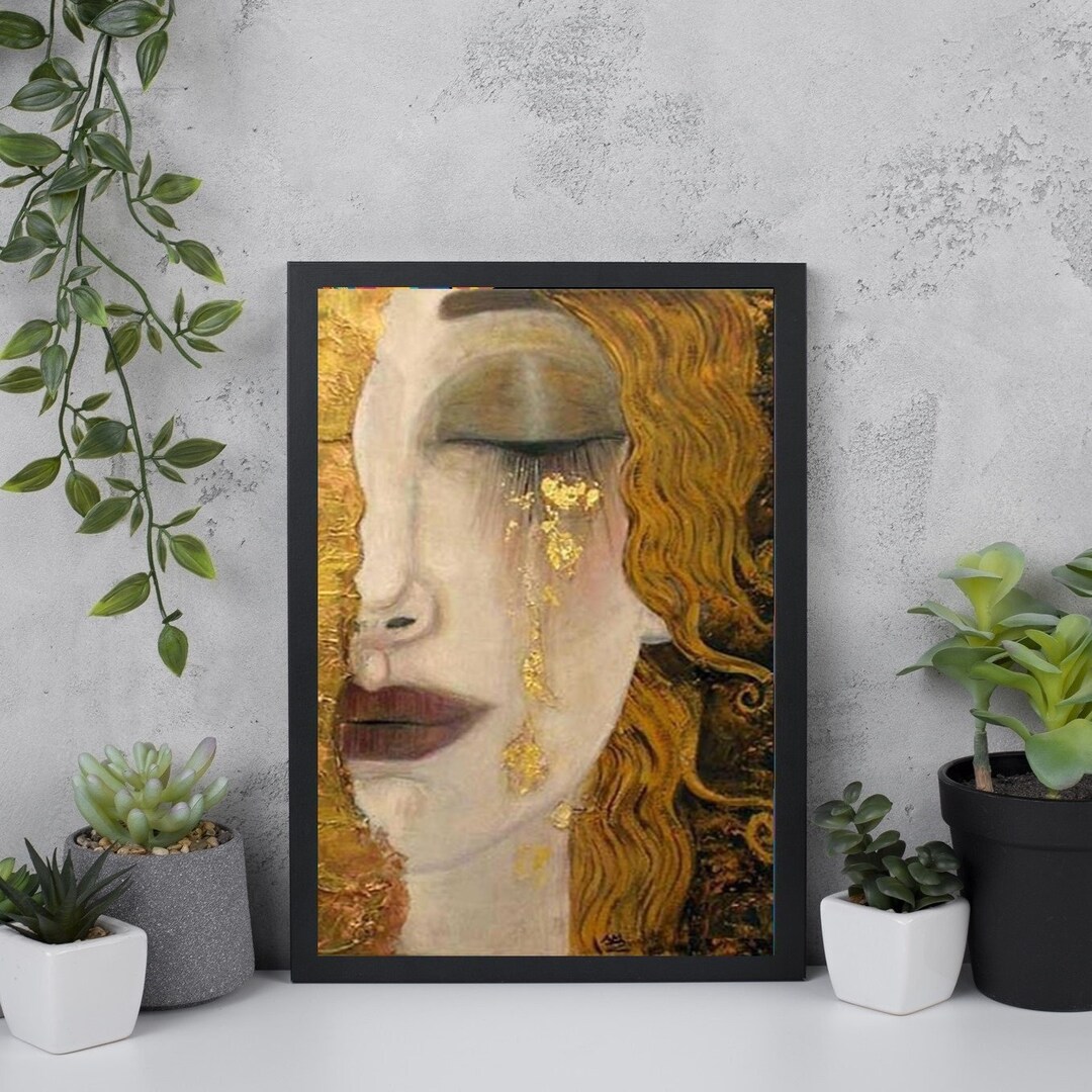 Anne Marie Zilberman Print - Golden Tears - Anne Marie Zilberman Poster ...