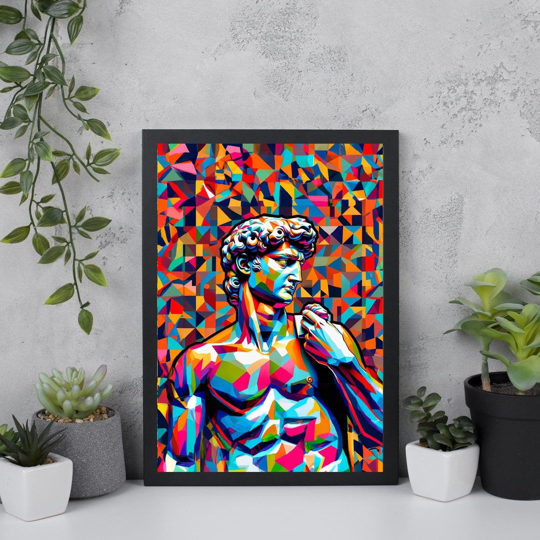Michelangelo Print - Statue of David - Michelangelo Poster | Wall Art ...