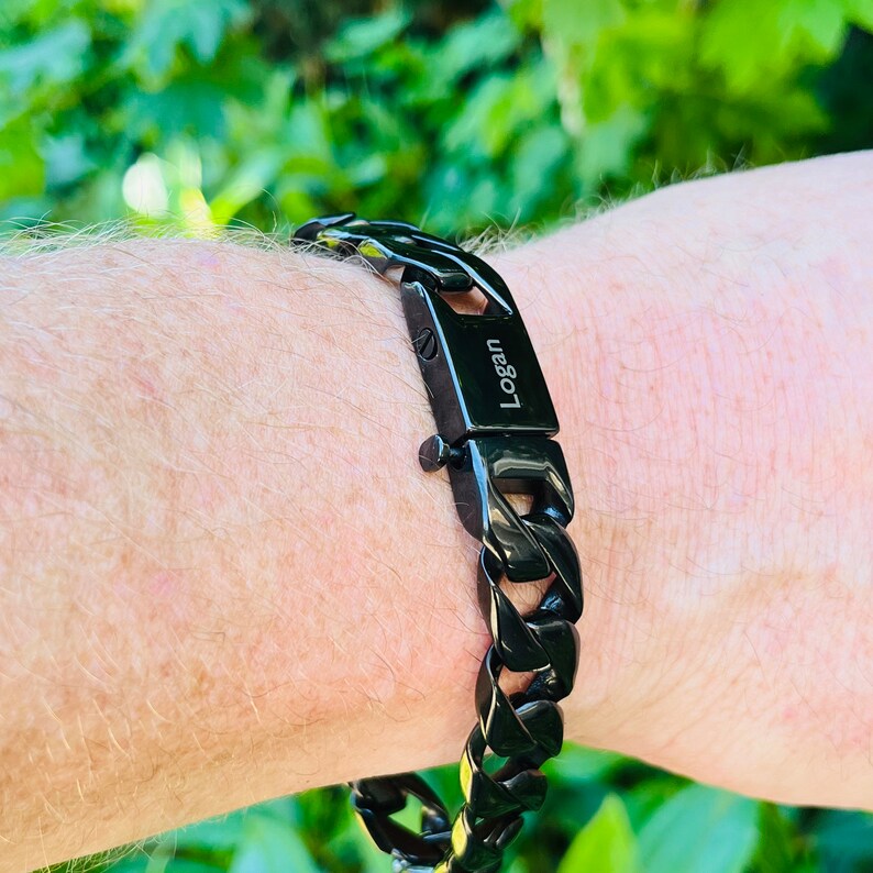 Personalized Dna-filled Endless Link Bracelet - Etsy