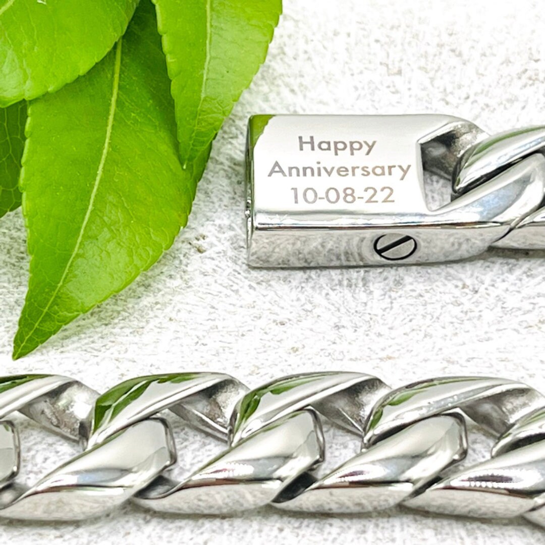 Personalized Dna-filled Endless Link Bracelet - Etsy