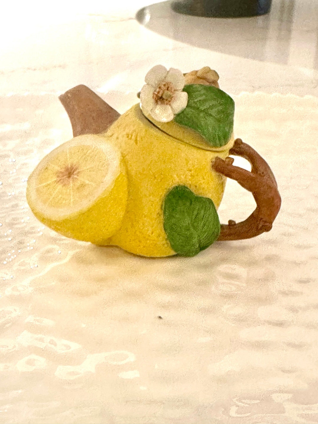Miniature Lemon Handmade Teapot From Thailand - Etsy
