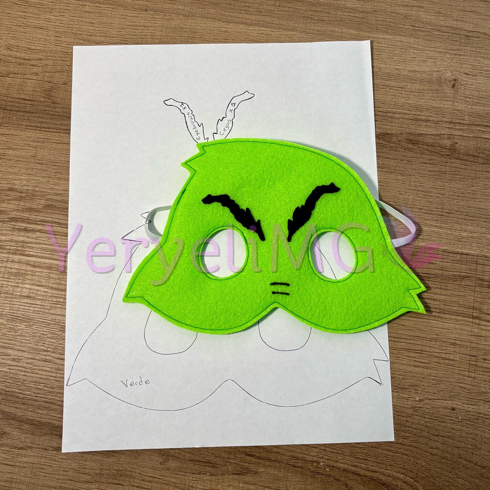 Grinch Mold / Patterns / Downloadable / Mold Only / Mask - Etsy