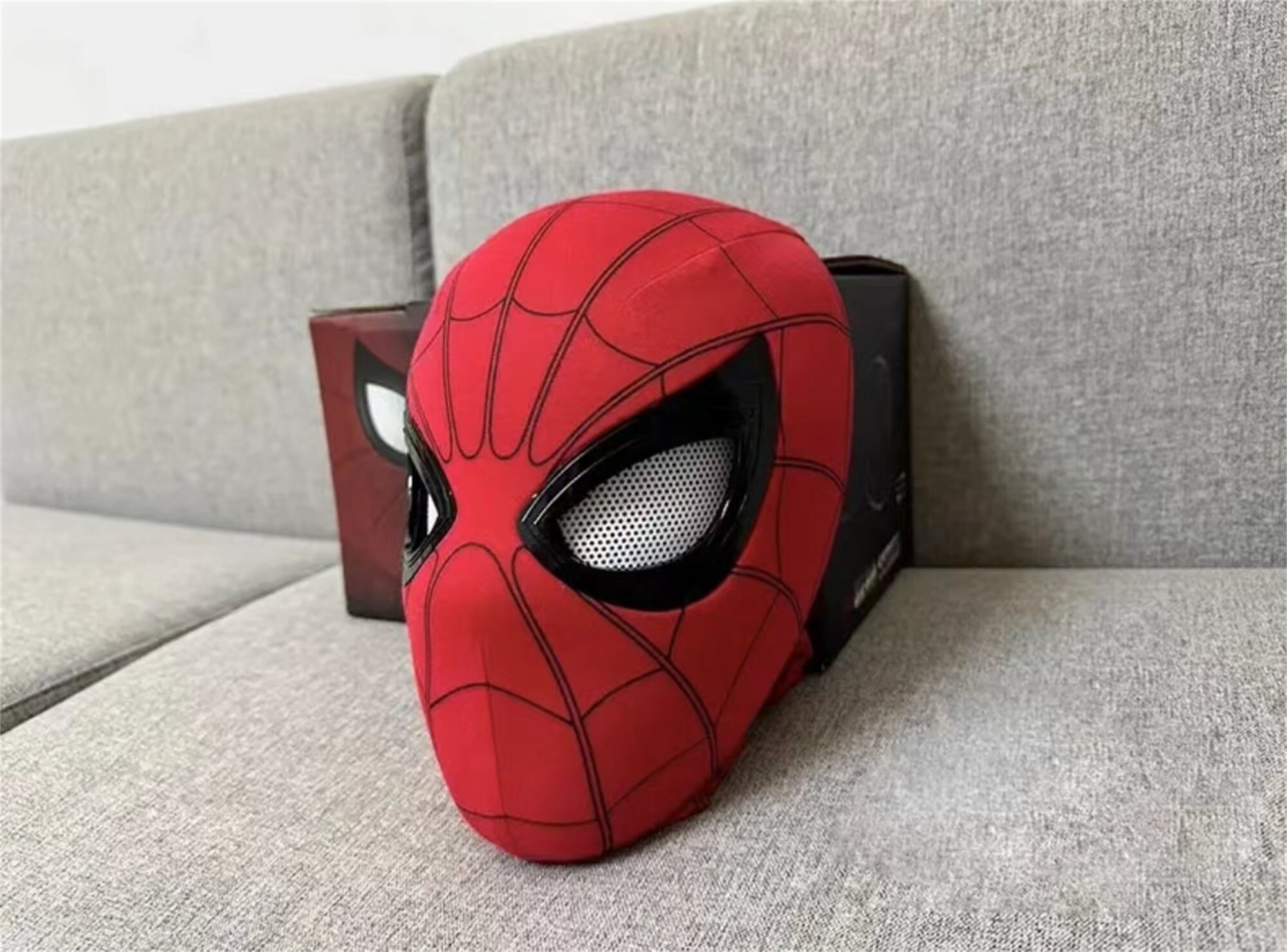 Spider Man Mask Moving Eyes Blinking Winking Lenseschristmas - Etsy