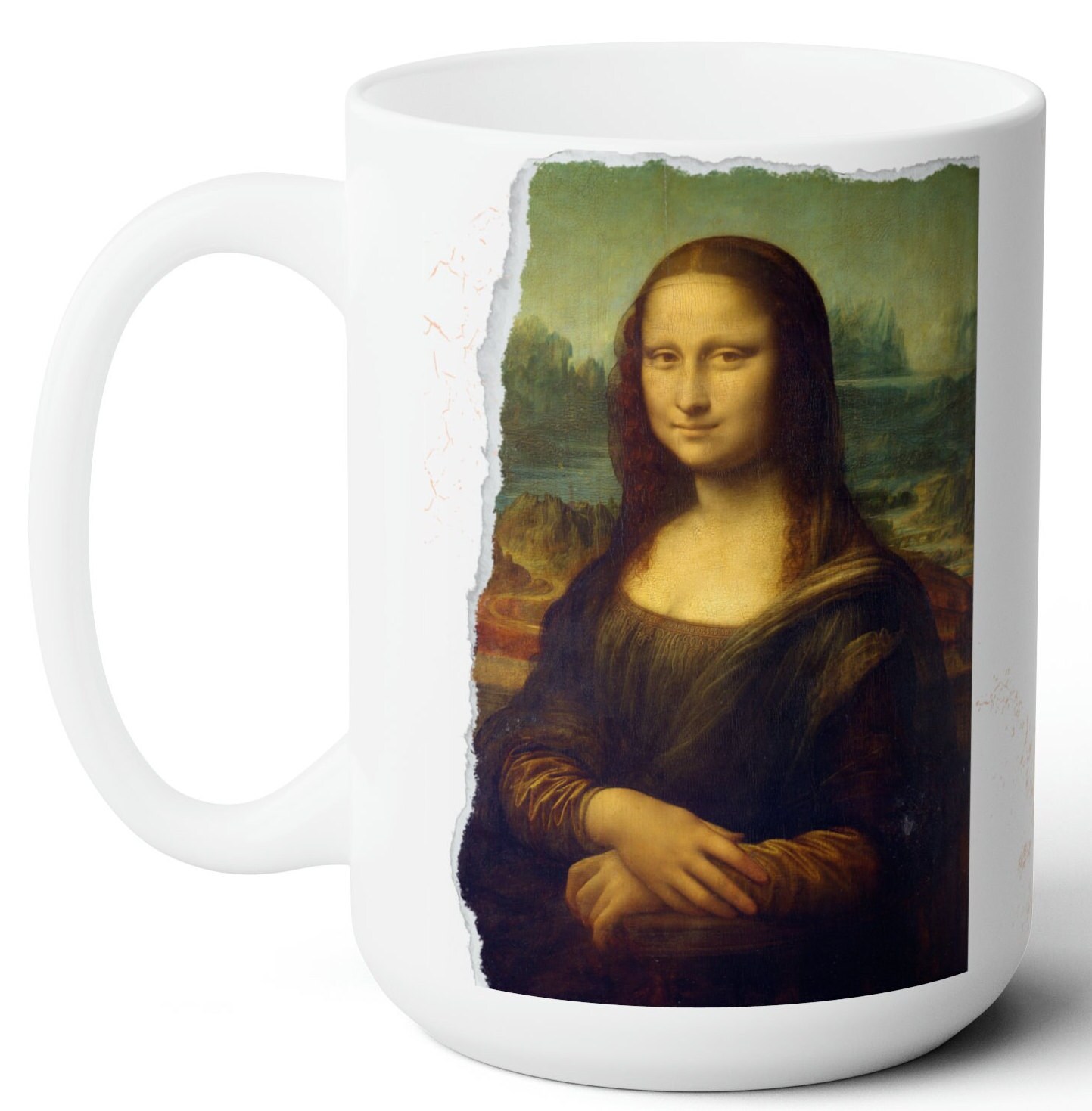 Vintage Mona Lisa Coffee Cup, Classic Art Coffee Cup, Iconic Artwork ...