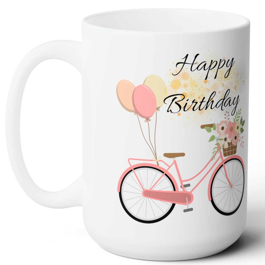 Personalized Happy Birthday Mug, Birthday Gift Accent Coffee Mug Funny ...