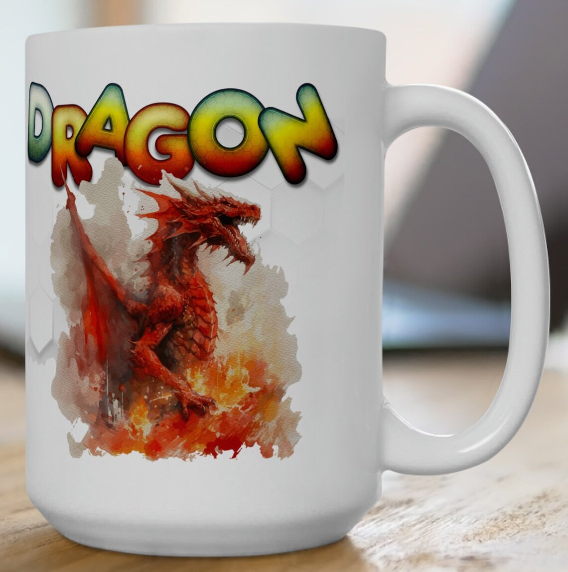 Year of the Dragon Coffee Mug 11oz Chinese Dragon Mug, Coffee Cup ...