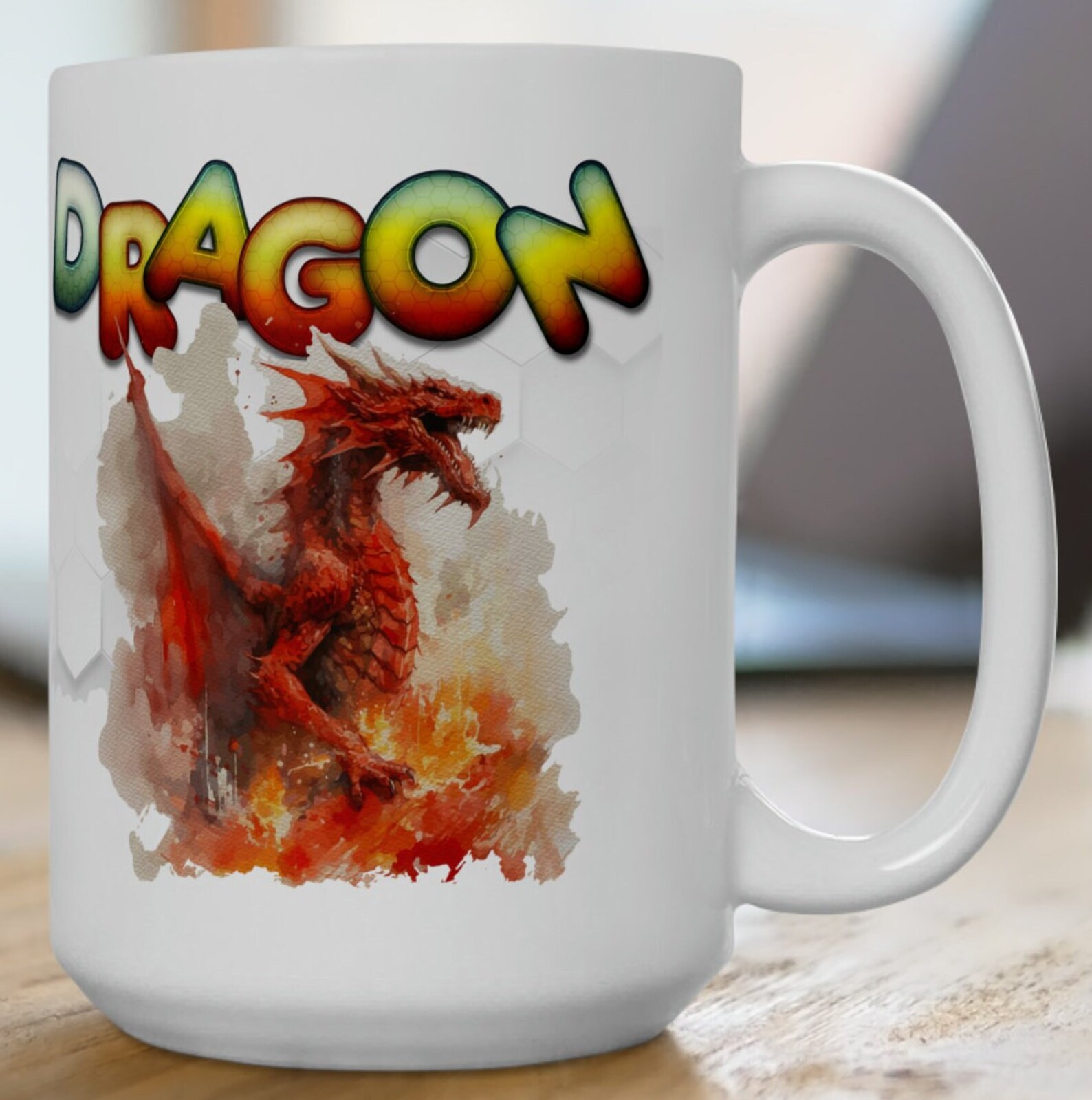 Year of the Dragon Coffee Mug 11oz Chinese Dragon Mug, Coffee Cup ...
