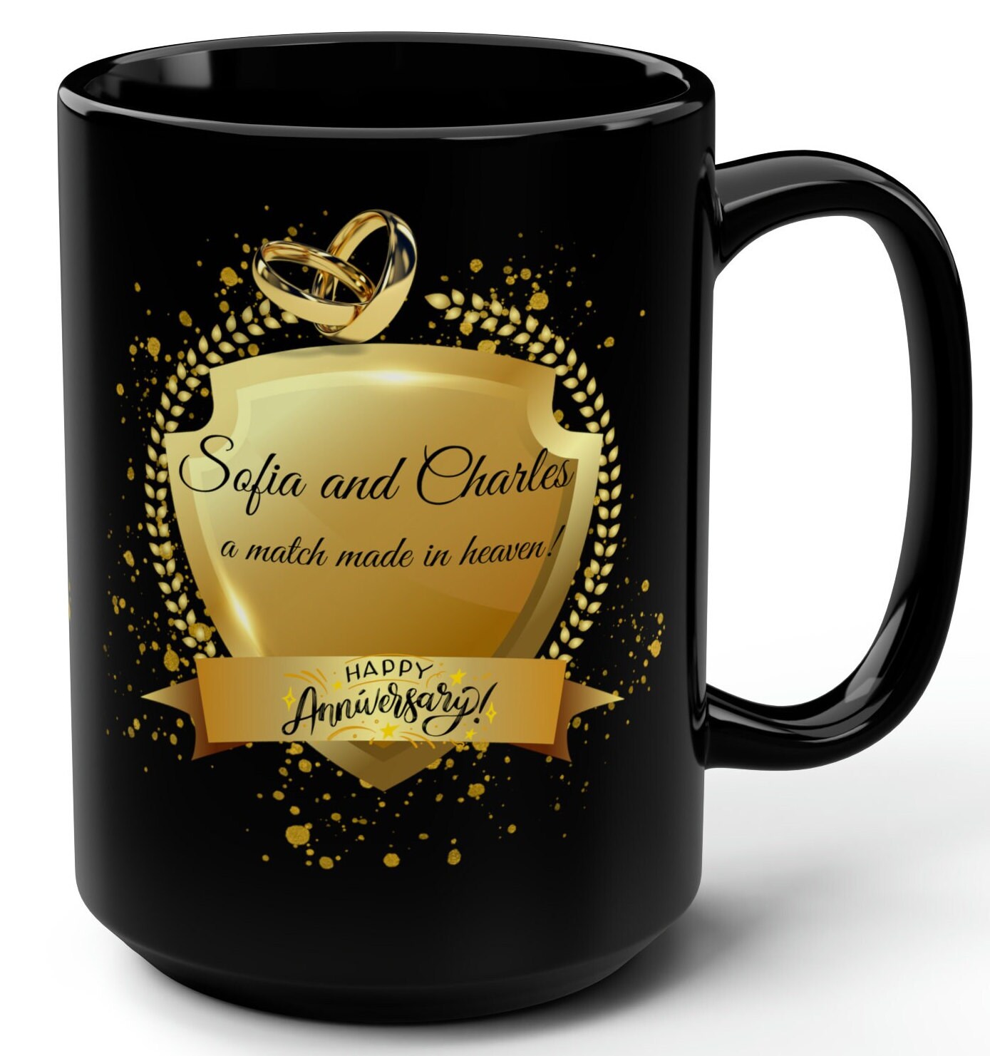 Custom Design Mug80th Anniversary Mug, 80th Wedding Anniversary Gift ...