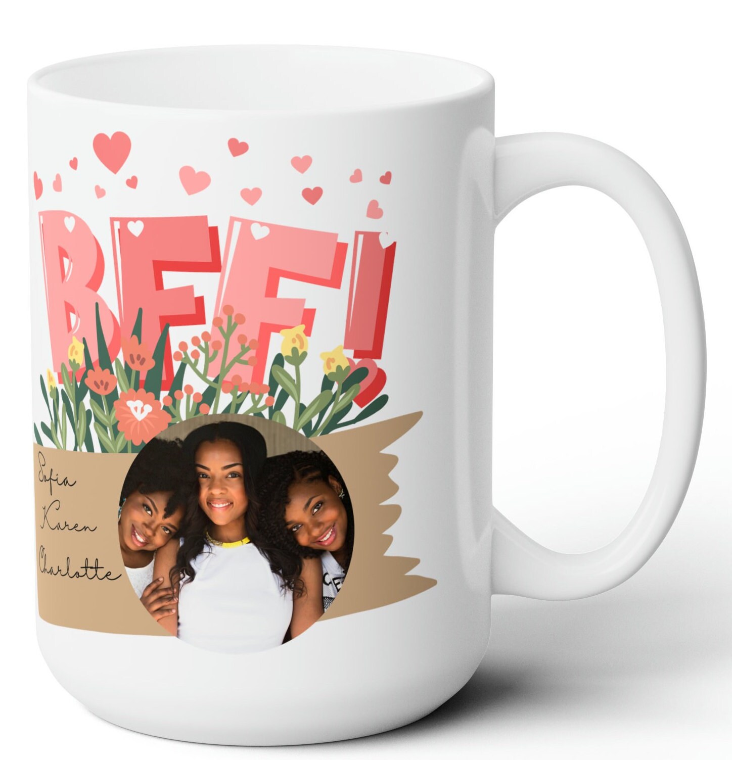 Personalized Best Friend Mug, Bestie Ceramic Cup Personalized, Best ...