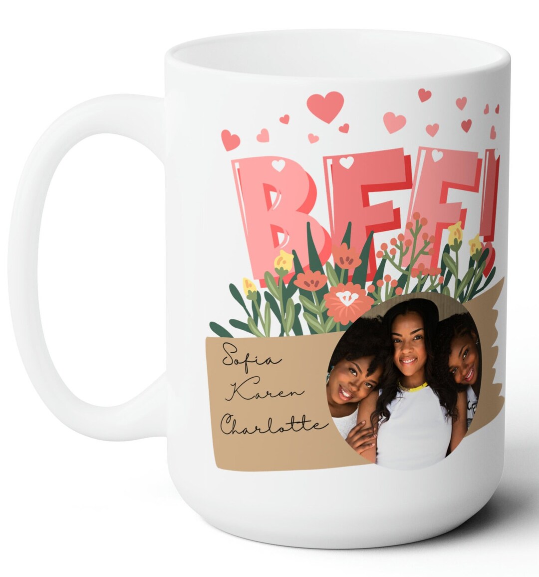 Personalized Best Friend Mug, Bestie Ceramic Cup Personalized, Best ...