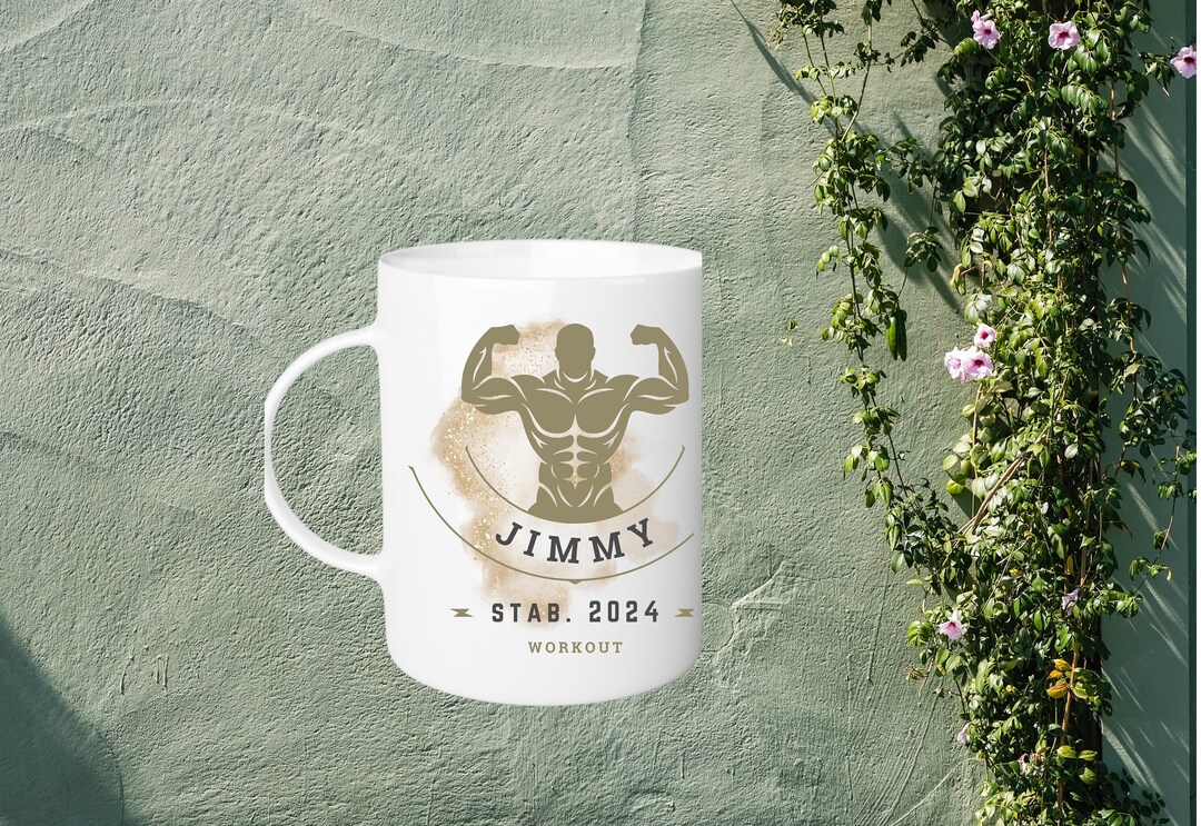 Personalized Gym Mug Inspirational Workout Quote Unique Coffee Cup for ...