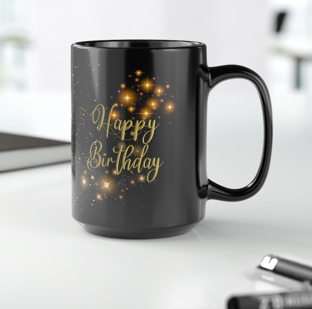 Happy Birthday Coffee Mugbithday Mug, Happy Birthday Cup, Birthday Hat ...