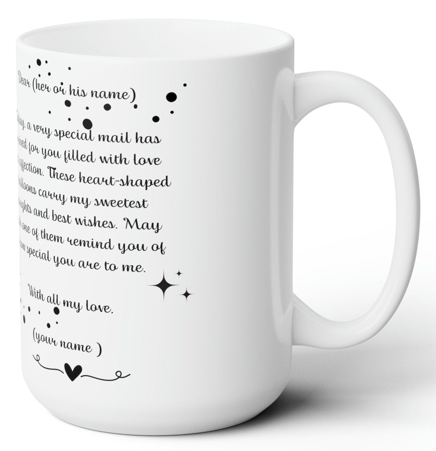 Custom Text Mug Personalized Mug Custom Word Coffee Mug Personalized ...