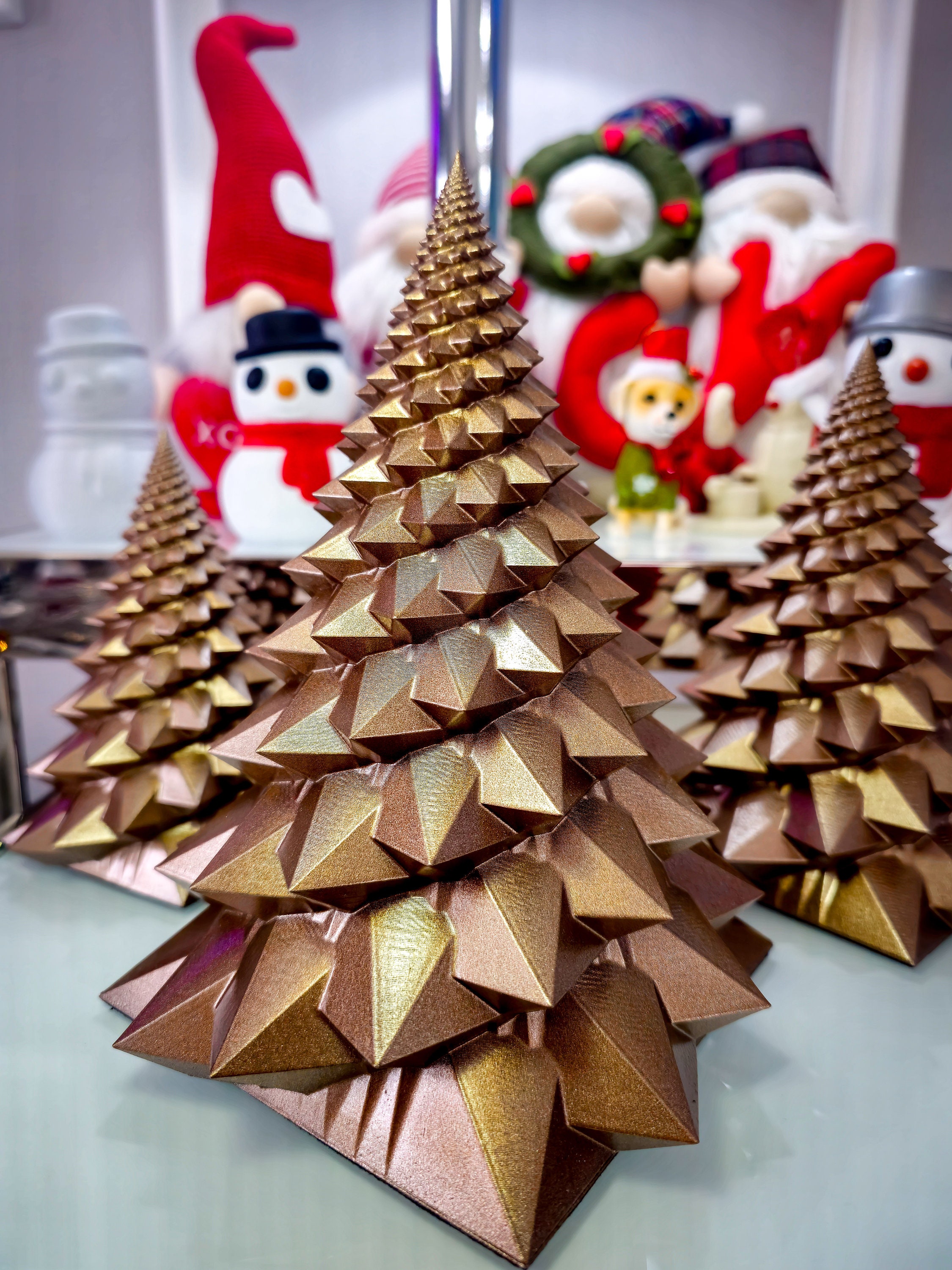 3D Christmas Fibonacci Spiral Trees - Etsy