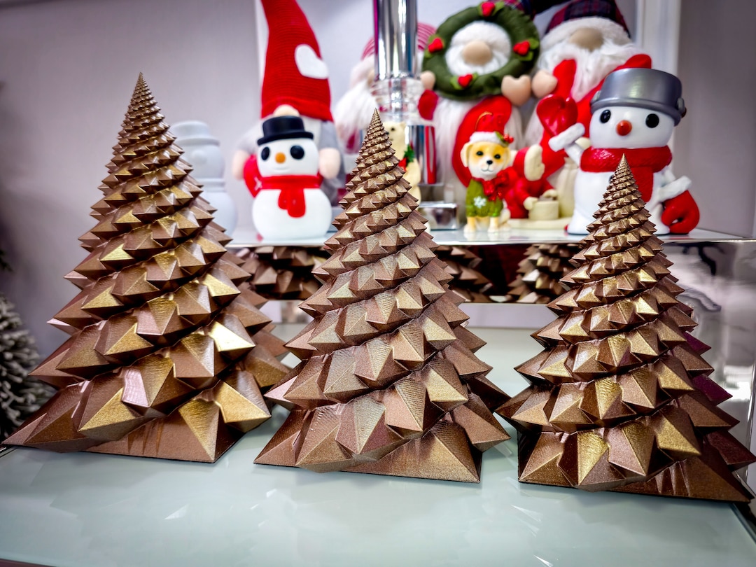 3D Christmas Fibonacci Spiral Trees - Etsy