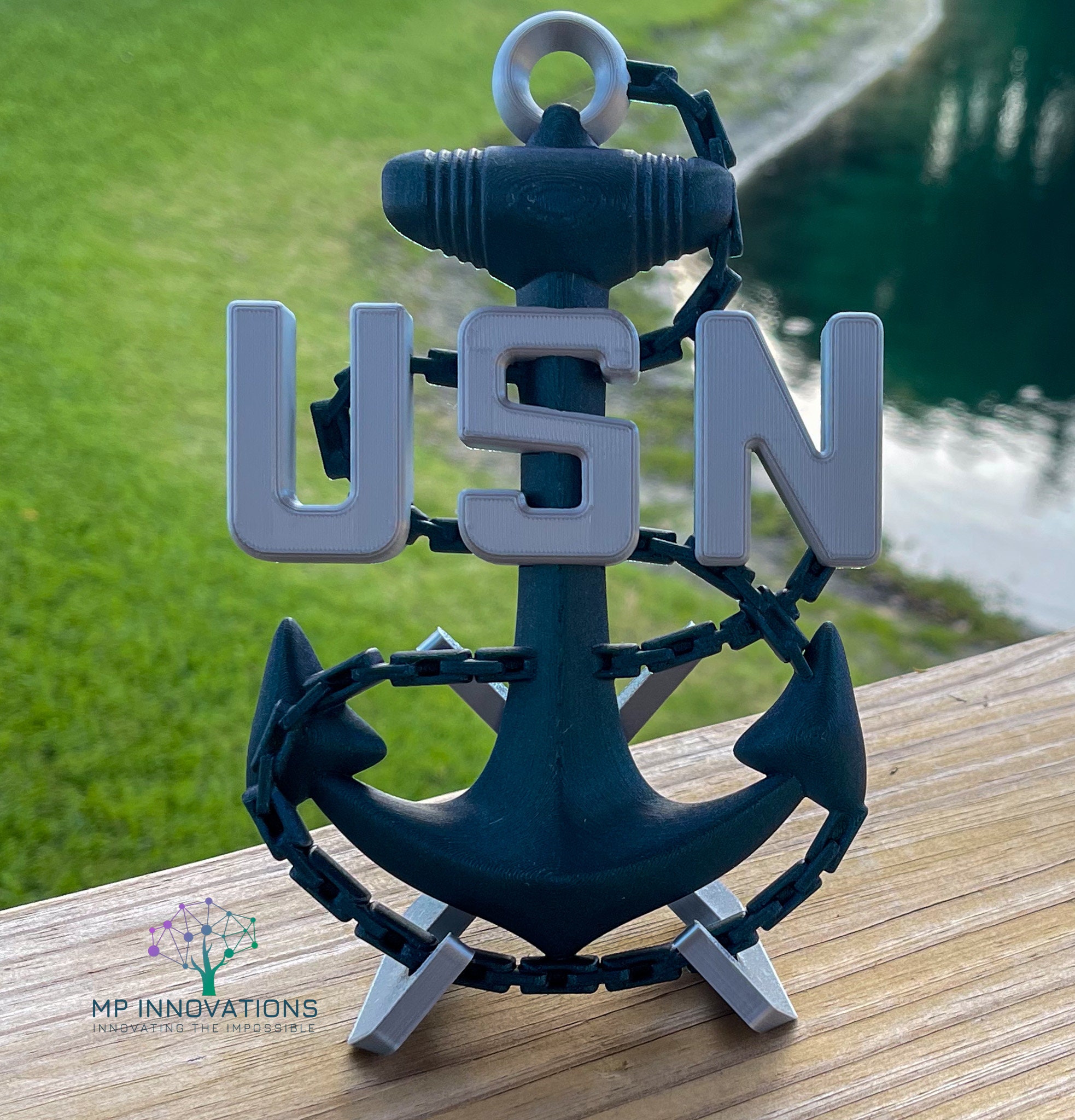 3D Printed US Navy CPO Anchor: Custom Military Gift - Etsy