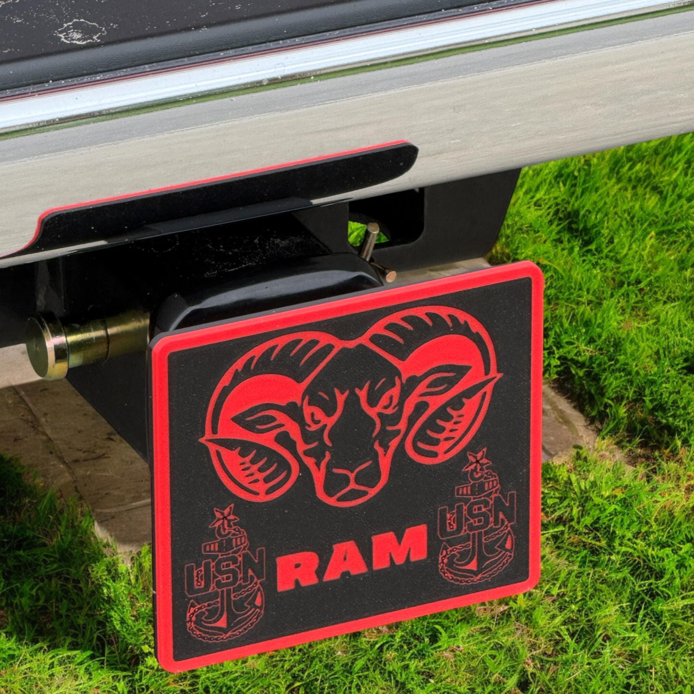3D Printed Navy Chief Hitch Cover: Ram & Jeep Design - Etsy
