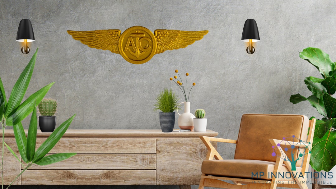 Custom 3D Printed Naval Aircrewman Wings Multiple Sizes Available - Etsy