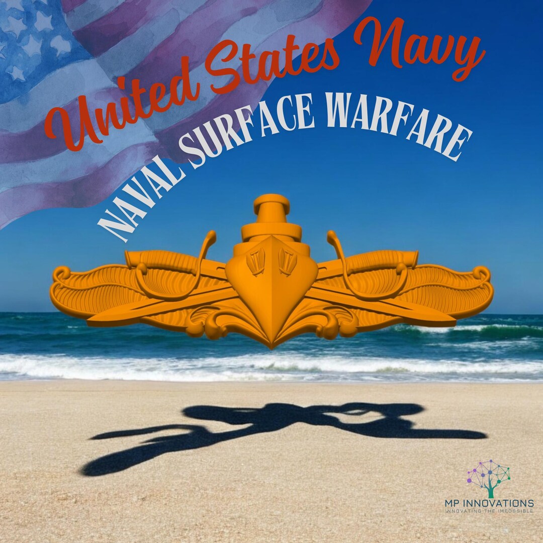 3D Printed Navy Surface Warfare Officer (SWO) Device - Personalized ...