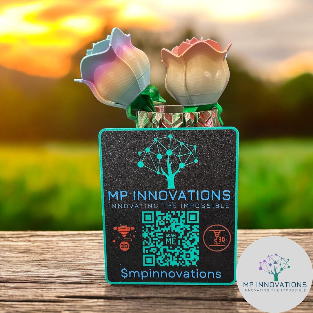 Custom 3D Printed Signs With Stand - Large, Medium, and Name Plates ...