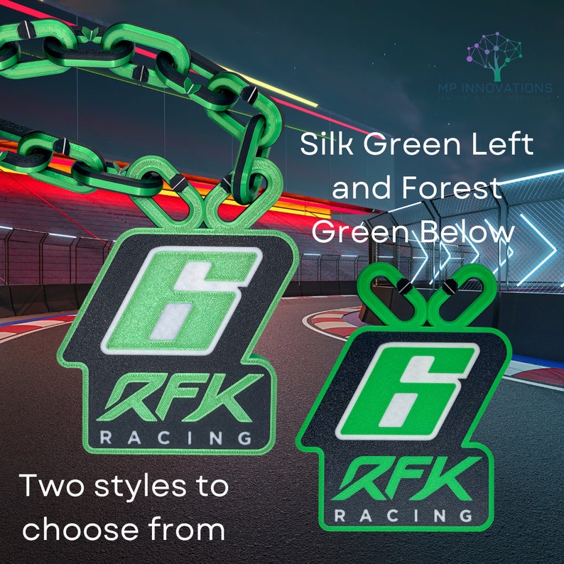 Custom 3D Printed NASCAR Cup Series Driver Number Medallion ...