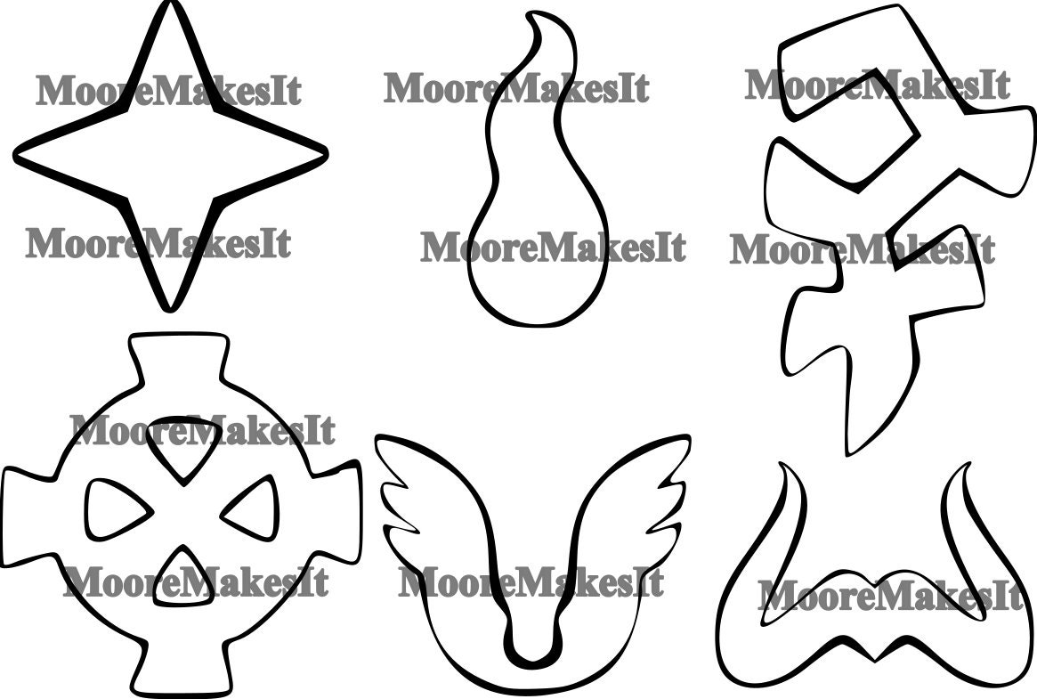 OSRS God Symbols - Inspired Fan Art - Digital SVG and PNG - for Use ...