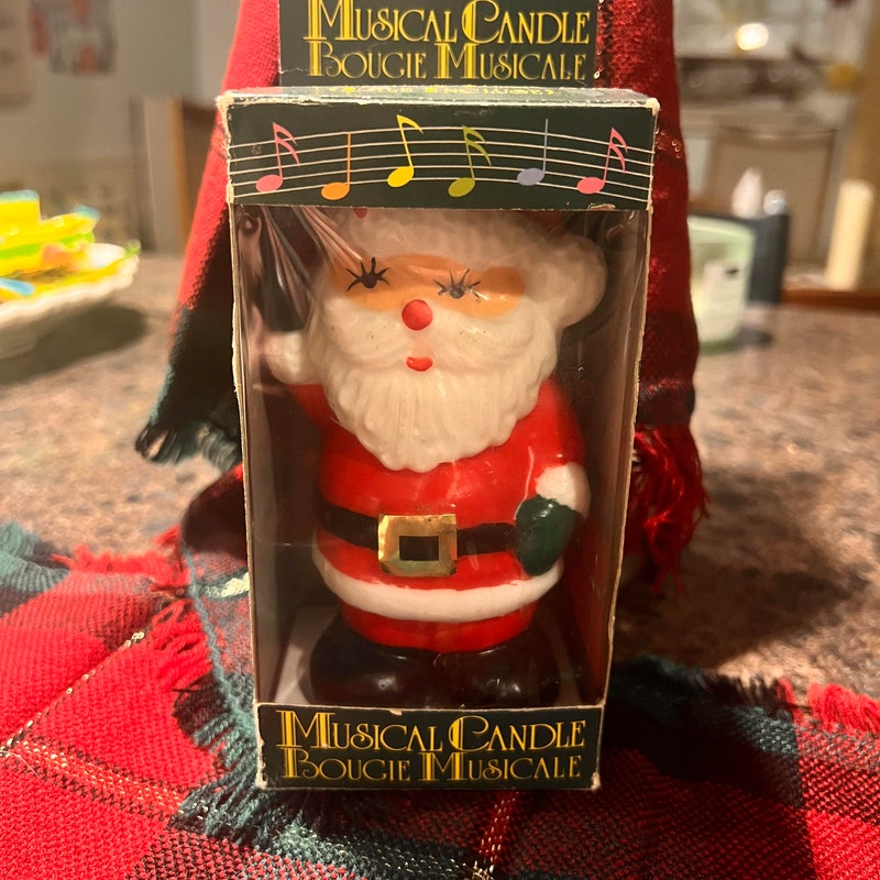Santa Candles - Etsy