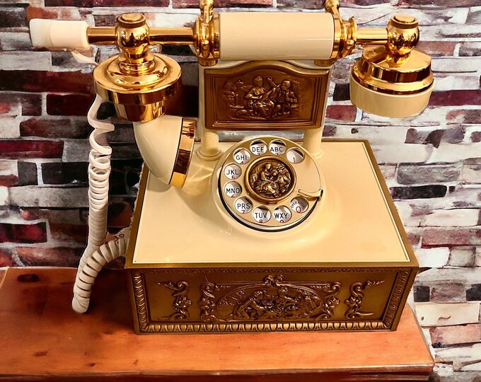 Vintage French Rotary Telephone 1970’s - Etsy