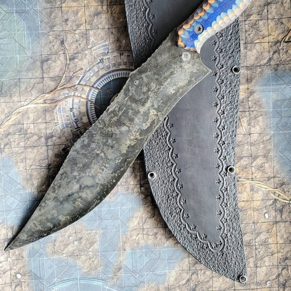 Hand Forged Knife - Etsy