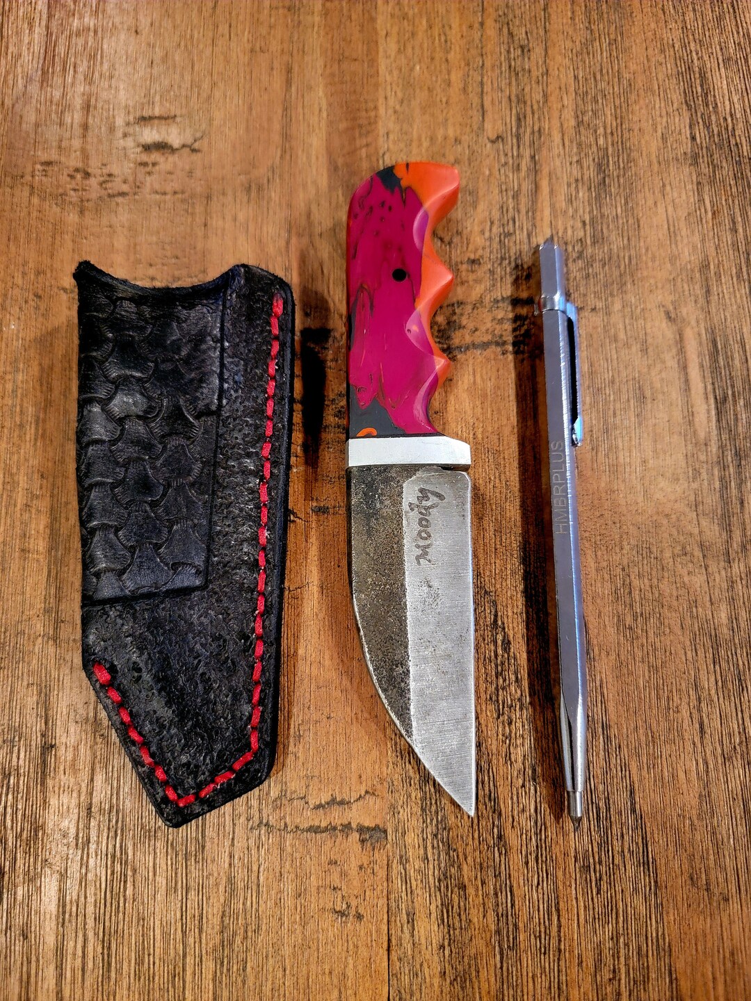 Pocket Fixed Blade, Hand Forged Knife, Handmade Custom Knife, Edc - Etsy