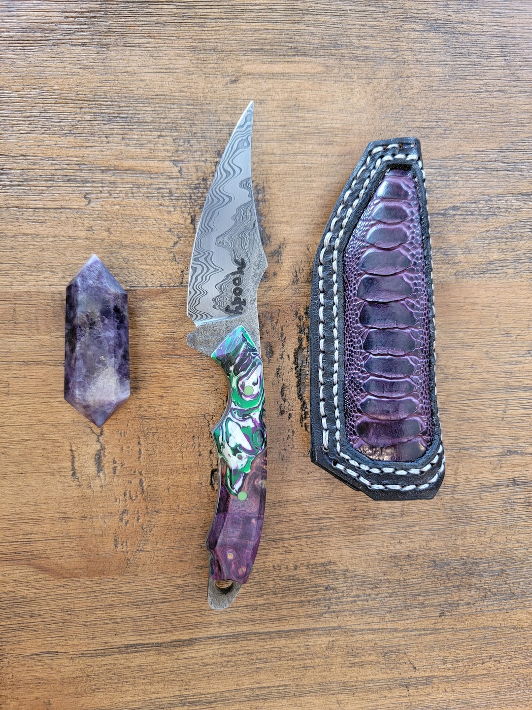 Pocket Fixed Blade, Hand Forged Knife, Handmade Custom Knife, Edc - Etsy