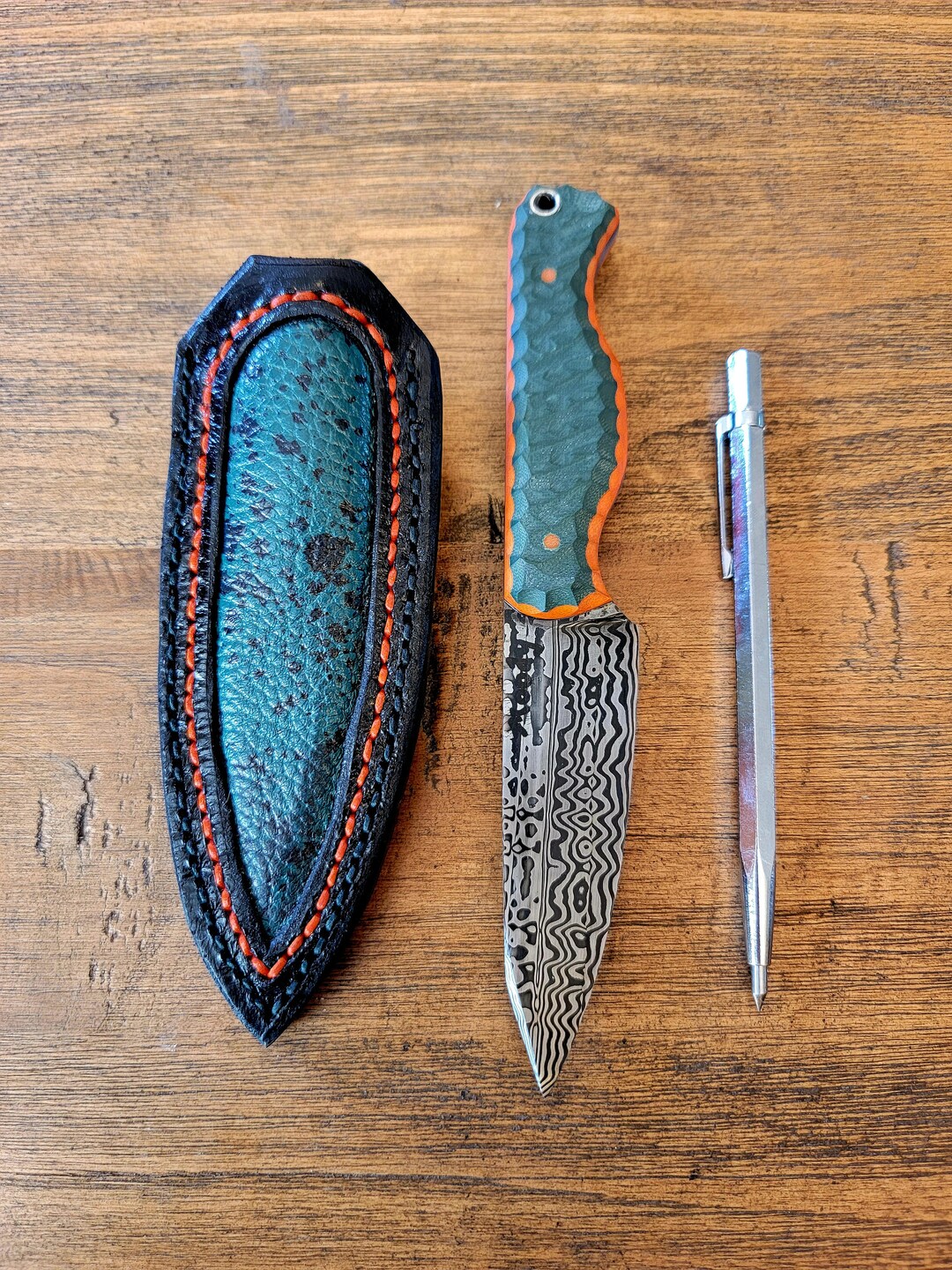 Pocket Fixed Blade, Hand Forged Knife, Handmade Custom Knife, Edc - Etsy