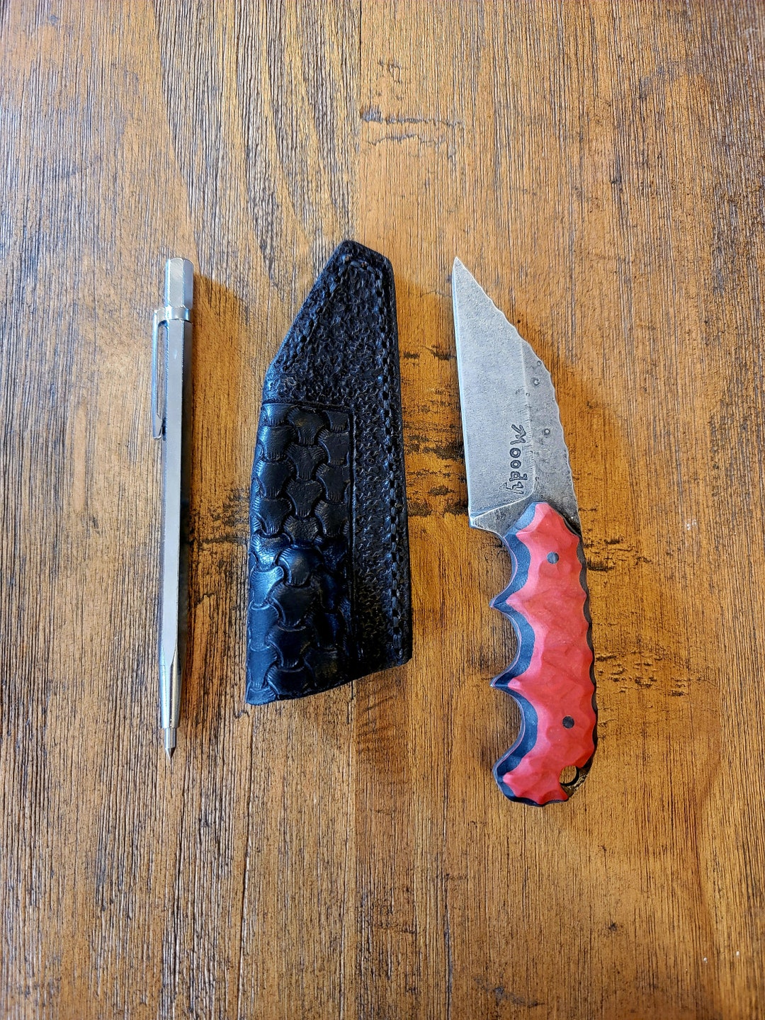 Pocket Fixed Blade, Hand Forged Knife, Handmade Custom Knife, Edc - Etsy