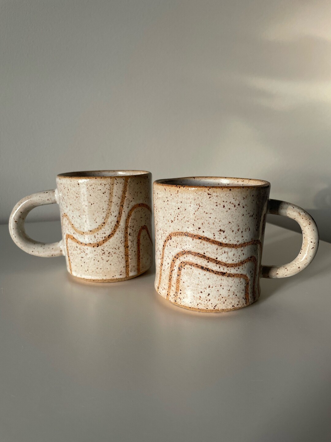 MADE TO ORDER Handmade Ceramic Wavy Mug Handmade Mug, Aesthetic Mug ...