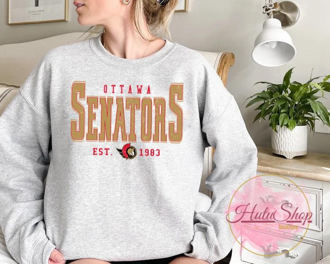 Ottawa Senator Vintage Ottawa Senator Sweatshirtt-shirt - Etsy