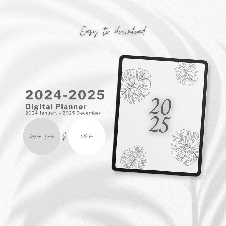 2024-2025 Simple Digital Planner : Lifetime Access, Yearly Planner ...
