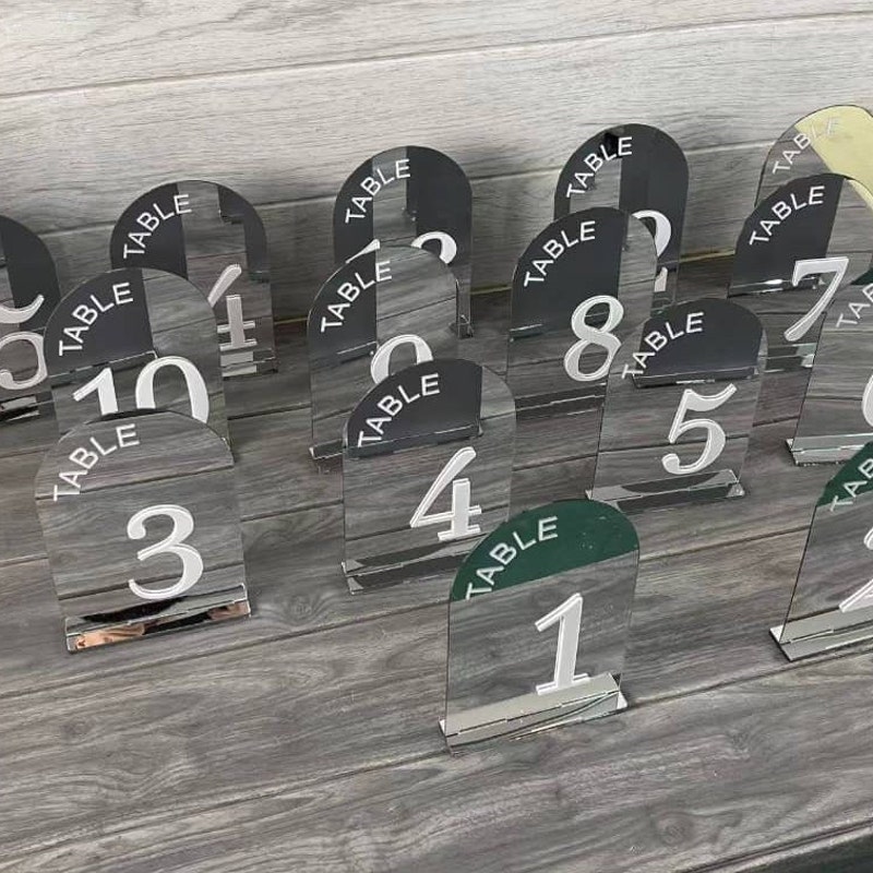 Acrylic Table Number - Etsy