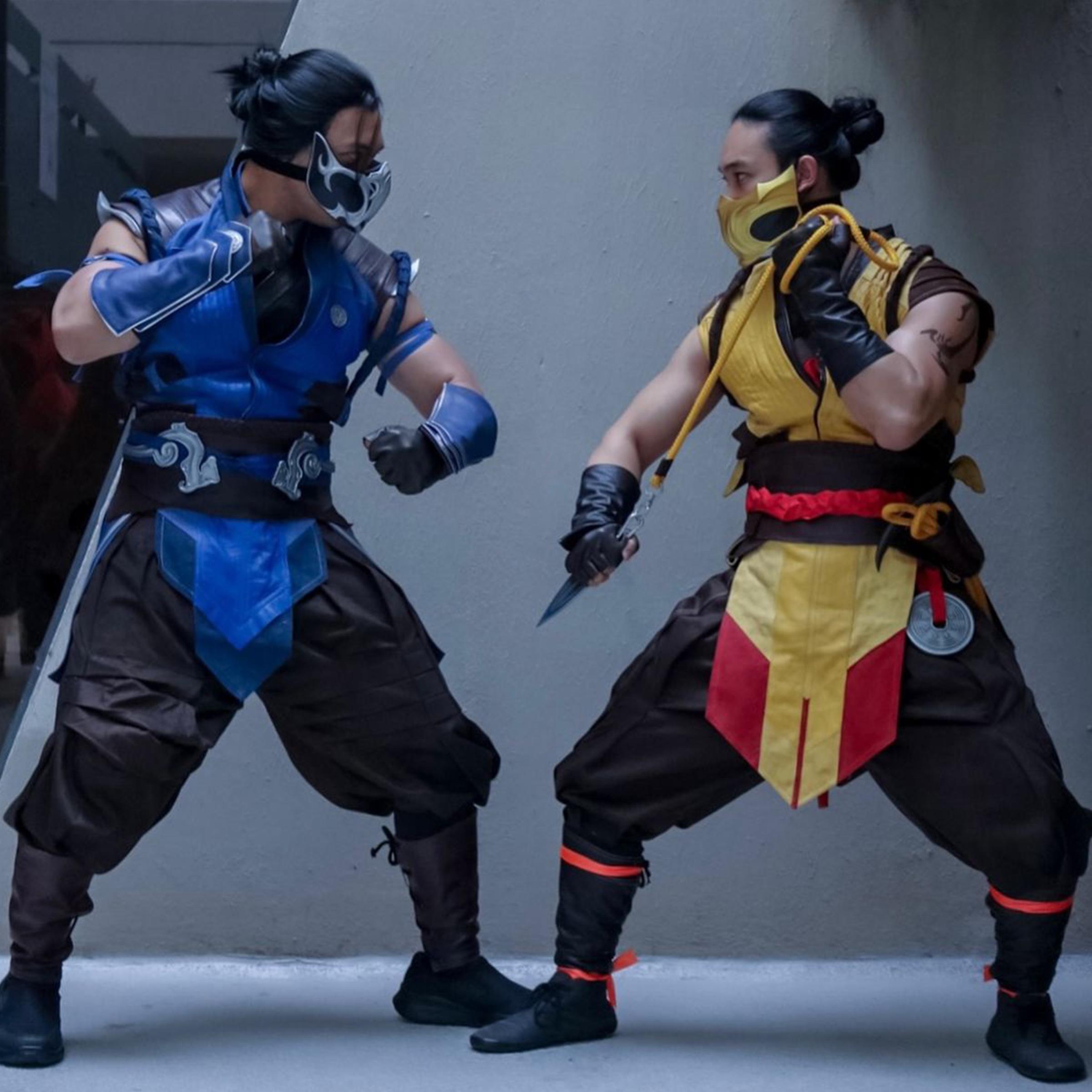 Subzero Costume, Scorpion Costume, Custom Cosplay Costume, Mortal ...