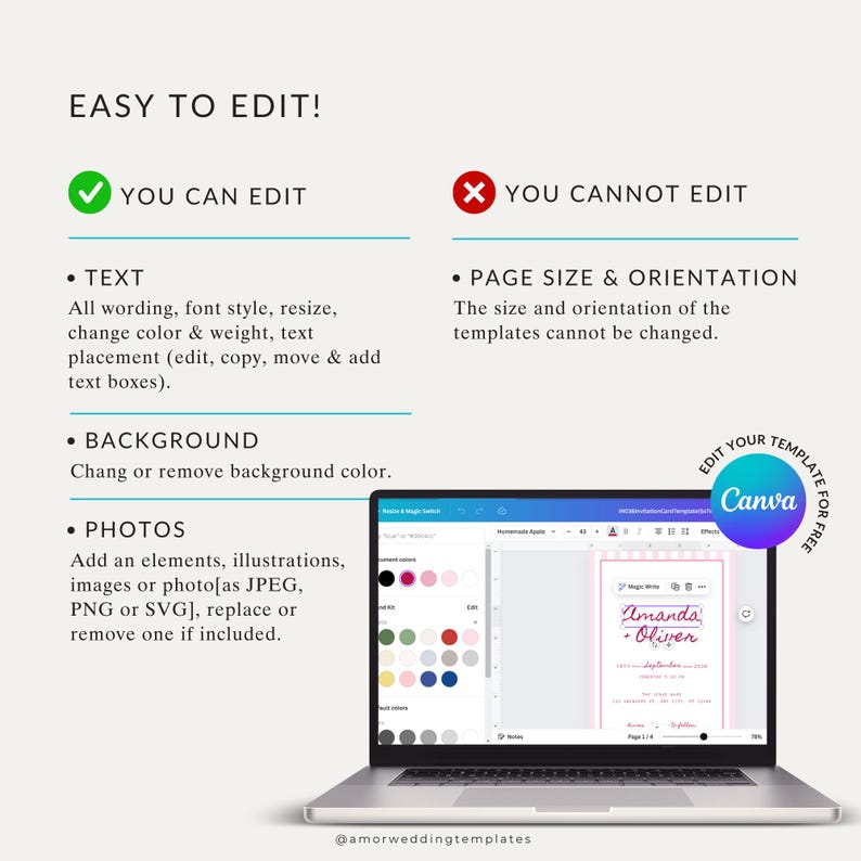 Handwritten Wedding Table Number Reception Table Number Cards Printable ...