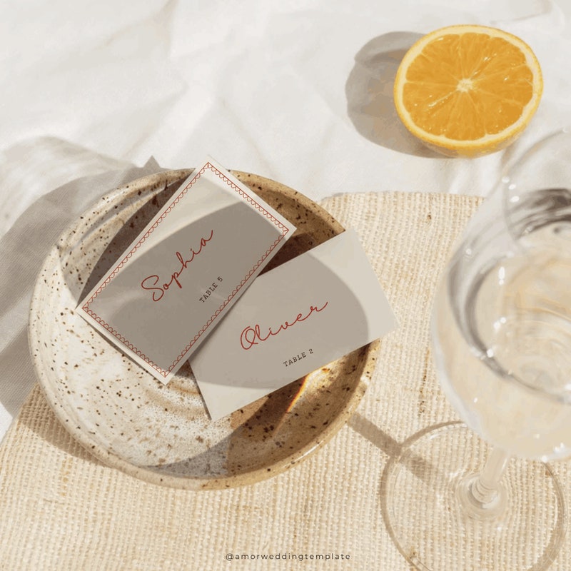 Vintage Place Cards - Etsy