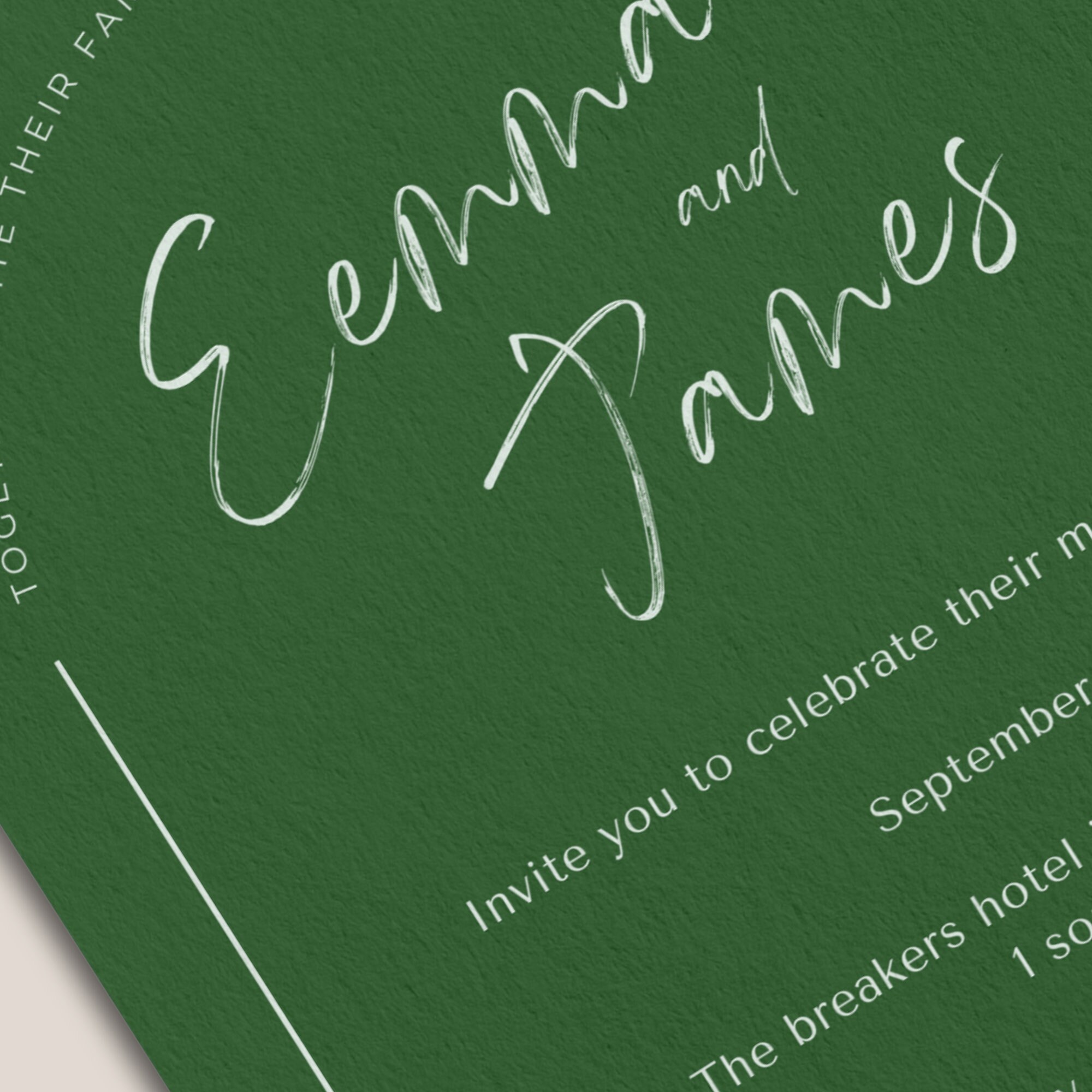 Arch Wedding Invitation Template Set Minimalist Wedding Rsvp Card