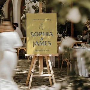 Wedding Welcome Sign Personalized Handwritten Welcome Sign Large ...