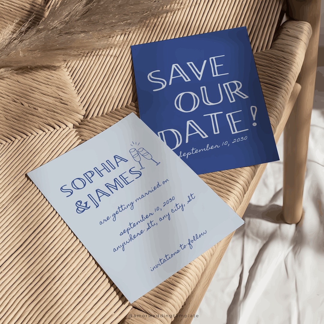 Handwritten Save The Date Template Custom Save The Date Hand Drawn