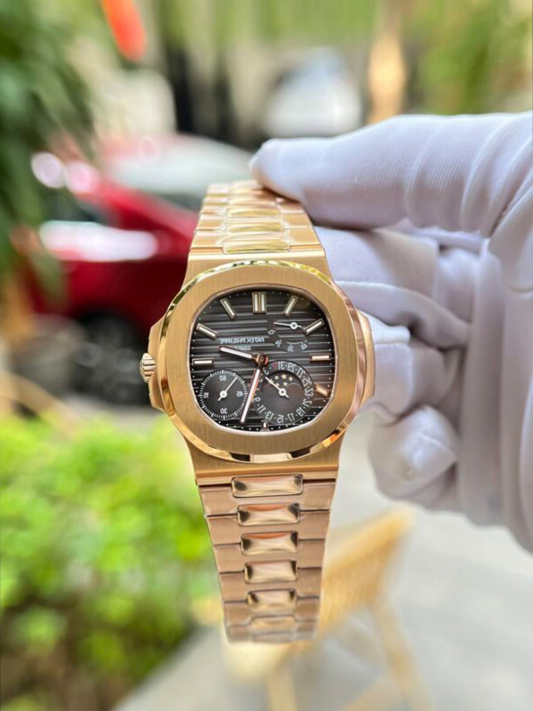 Patek Philippe Nautilus 5712 Black Gold 41mm,stainless Steel Patek ...