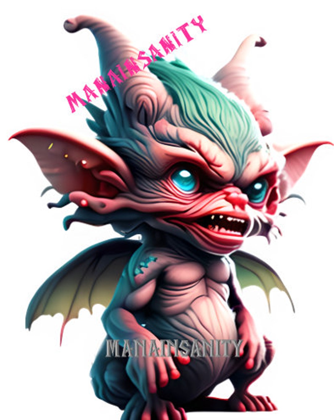 Demon Fey Pet Digital - Etsy
