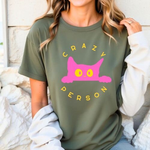 Crazy Cat Lady Shirt, Cat Shirt, Cat Person, Animal Tee, Cat Rescue ...