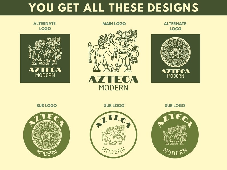 Retro Mid Century Mexican Logo for Boutique DIY Logo Template ...