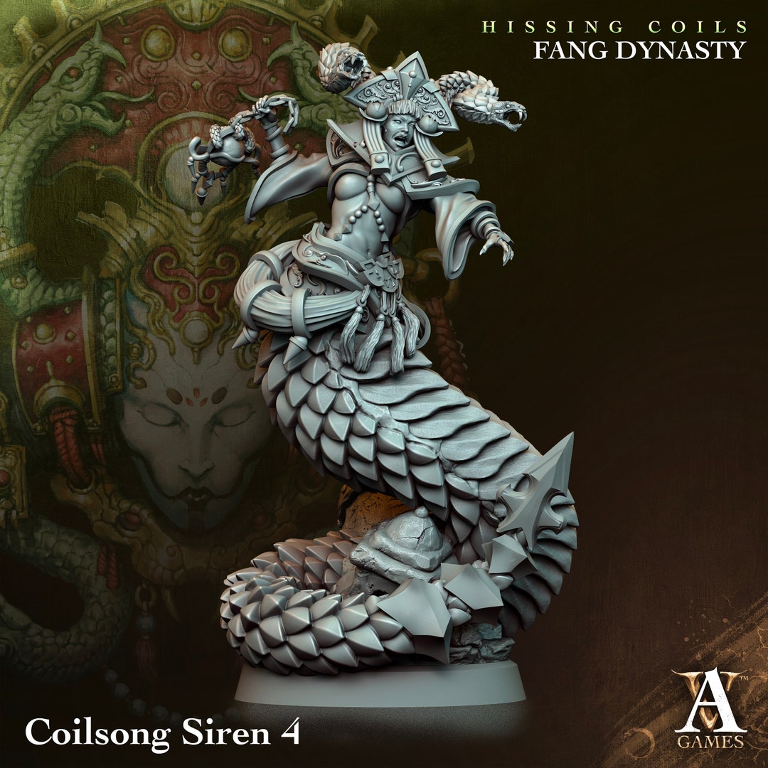 Coilsong Siren 04, Hissing Coils Fang Dinasty, Role Playing Game ...