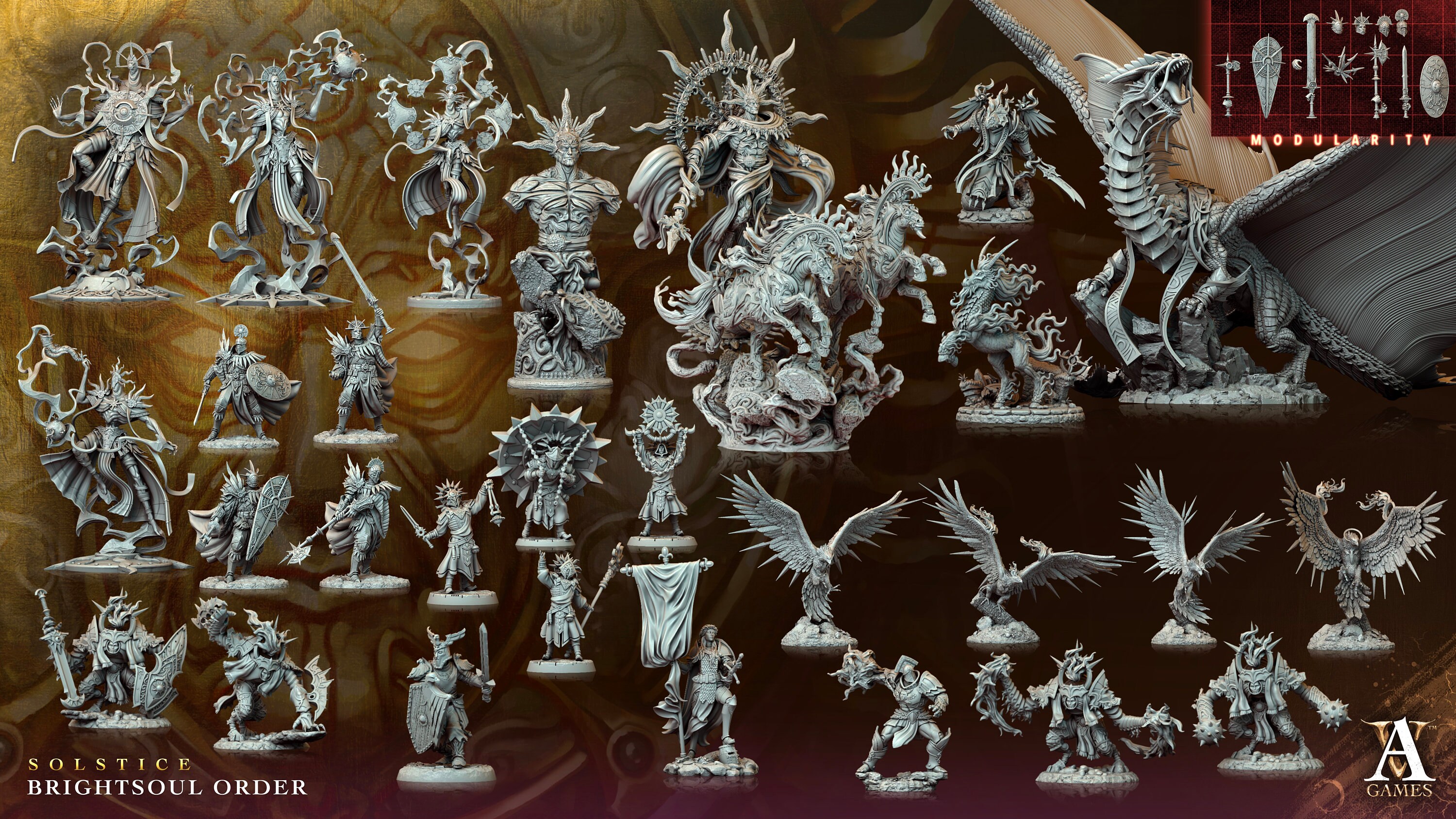 Dawnforged Guardian Pose1, Solstice Ray of Sol' Myr, Role Playing Game ...