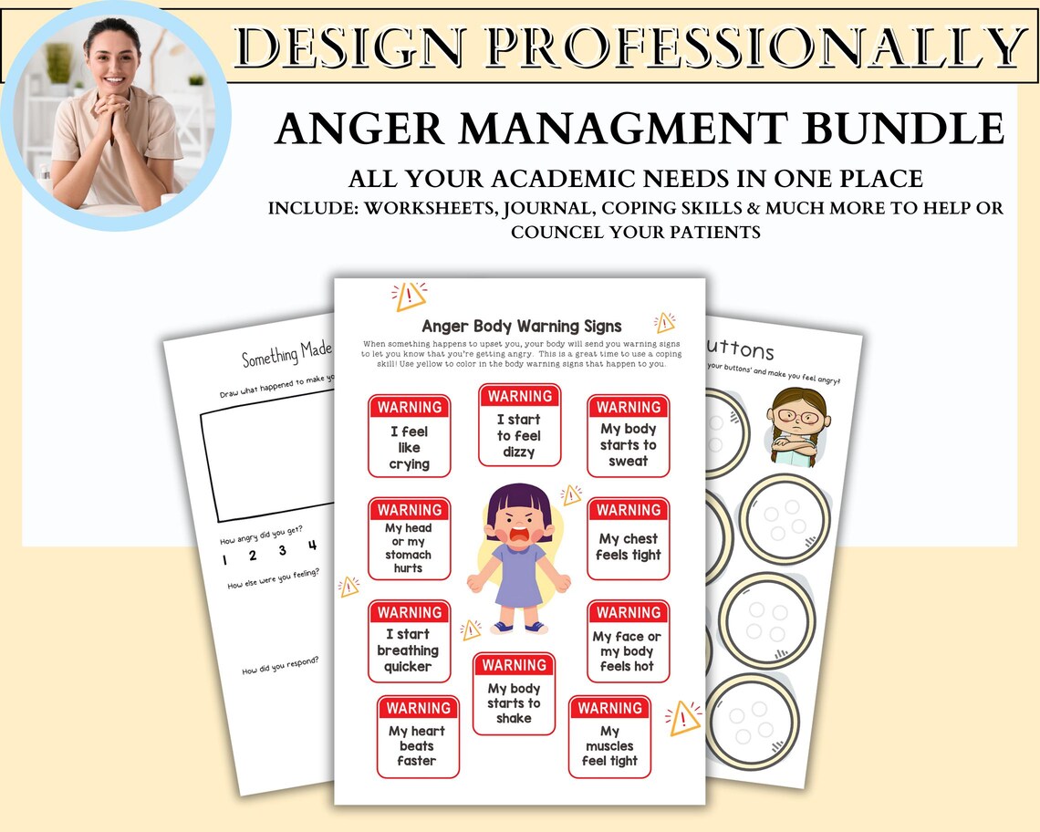 Anger Management for Teens and Adults. Anger Workbook. Self-regulation ...